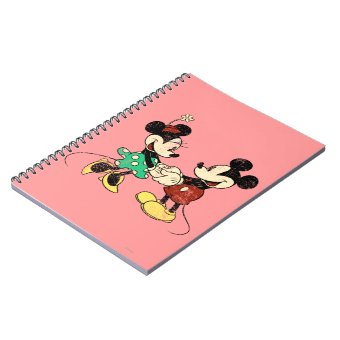 Mickey & Minnie | Vintage Notebook | Zazzle