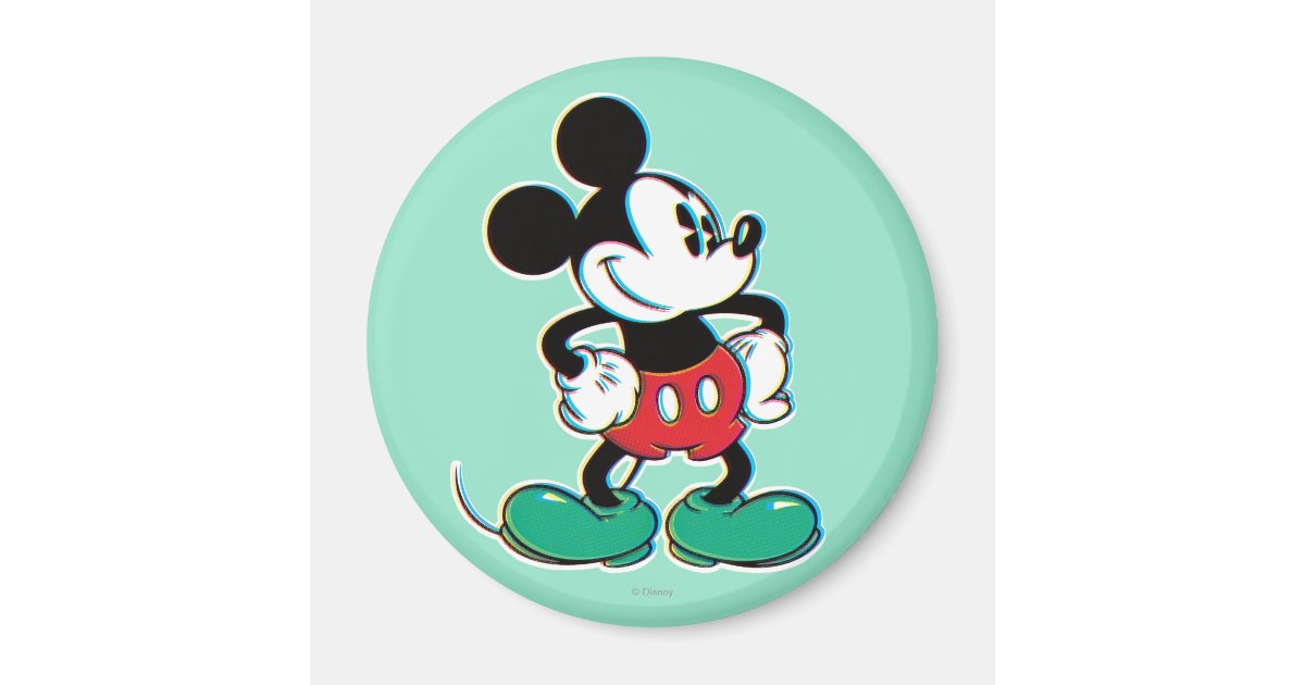 Mickey Mouse 3 Magnet | Zazzle
