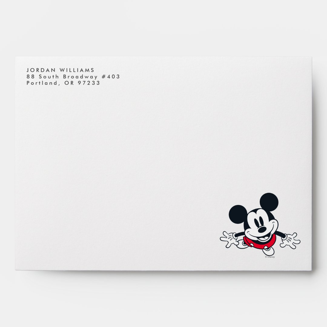 Mickey Mouse | Always Look Up To You Envelope | Zazzle