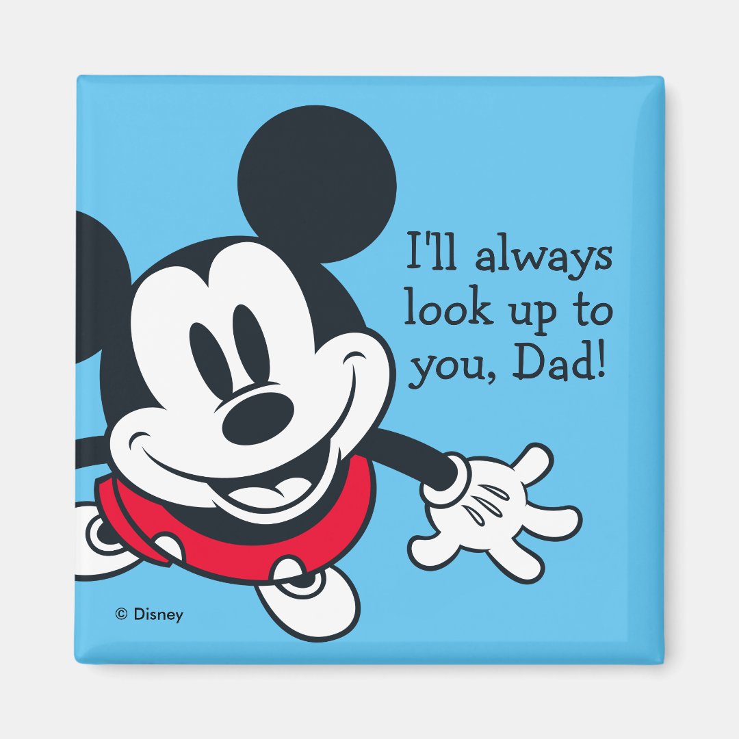 Mickey Mouse | Always Look Up To You Magnet | Zazzle