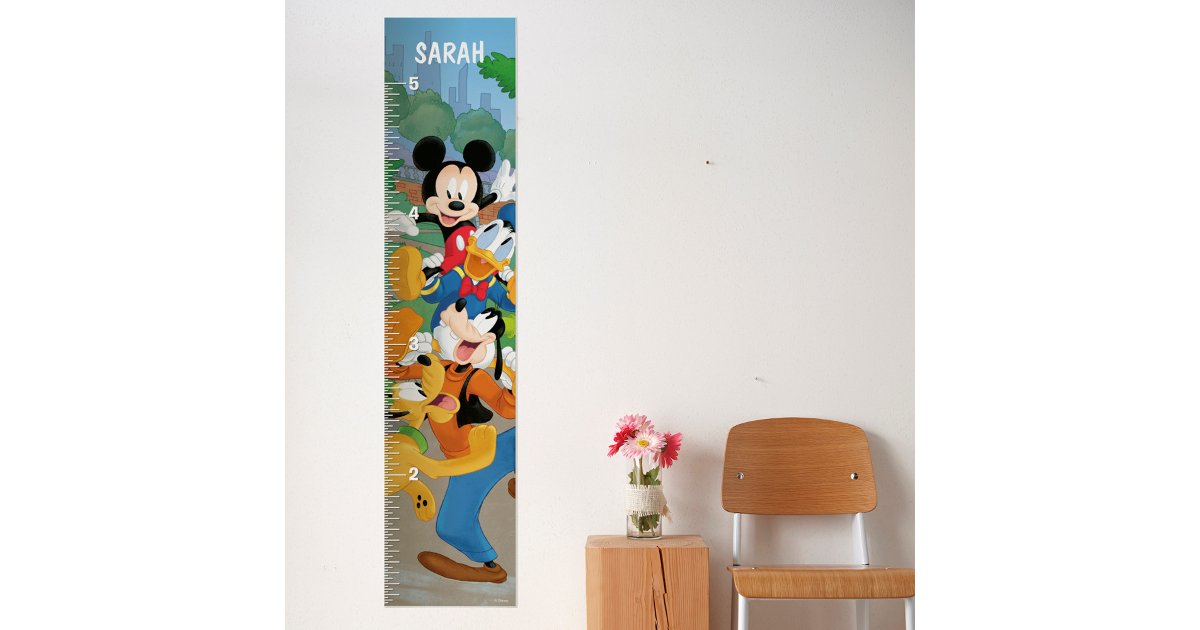 Mickey Mouse and Friends | Growth Chart | Zazzle
