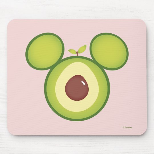 Mickey Mouse Avocado Icon Mouse Pad | Zazzle.com