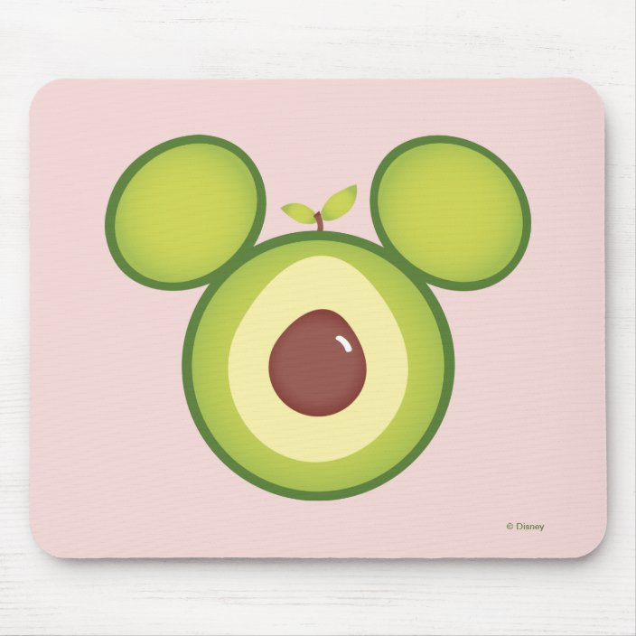 Mickey Mouse Avocado Icon Mouse Pad | Zazzle.com