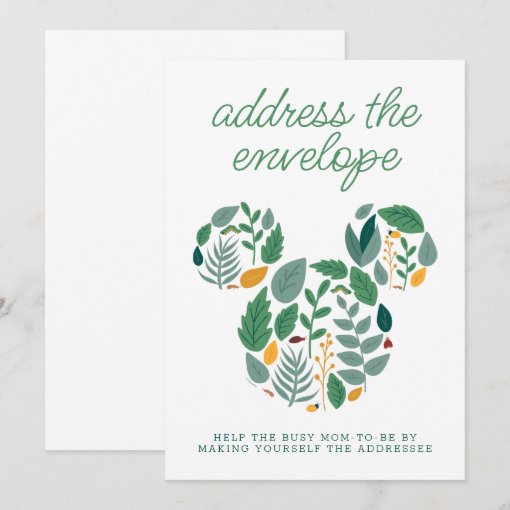 Mickey Mouse Baby Shower Address An Envelope Invitation | Zazzle
