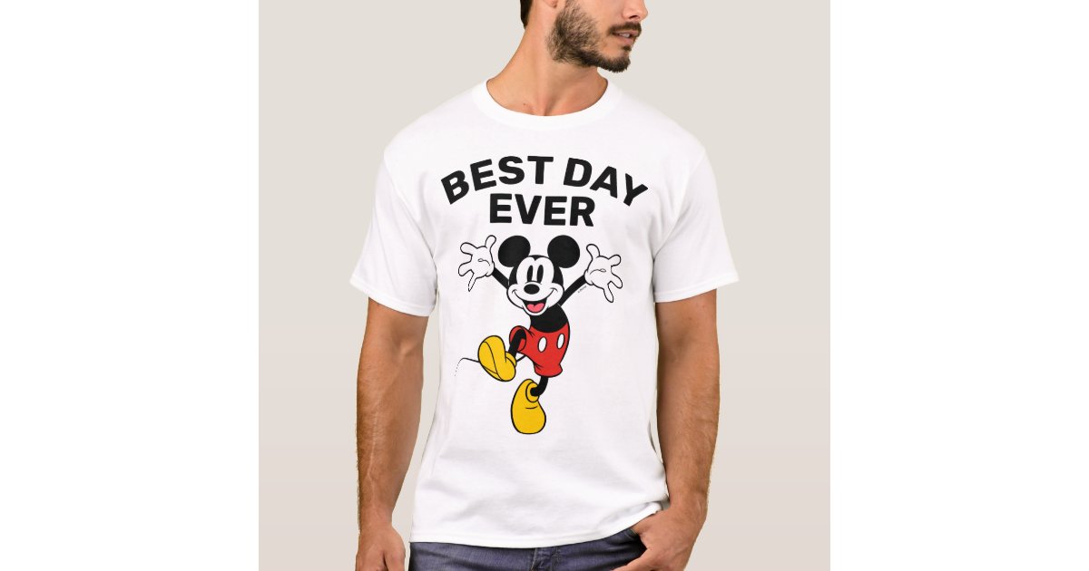 Mickey Mouse | Best Day Ever T-Shirt | Zazzle