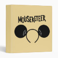 Mickey Mouse Club Ears Binder | Zazzle