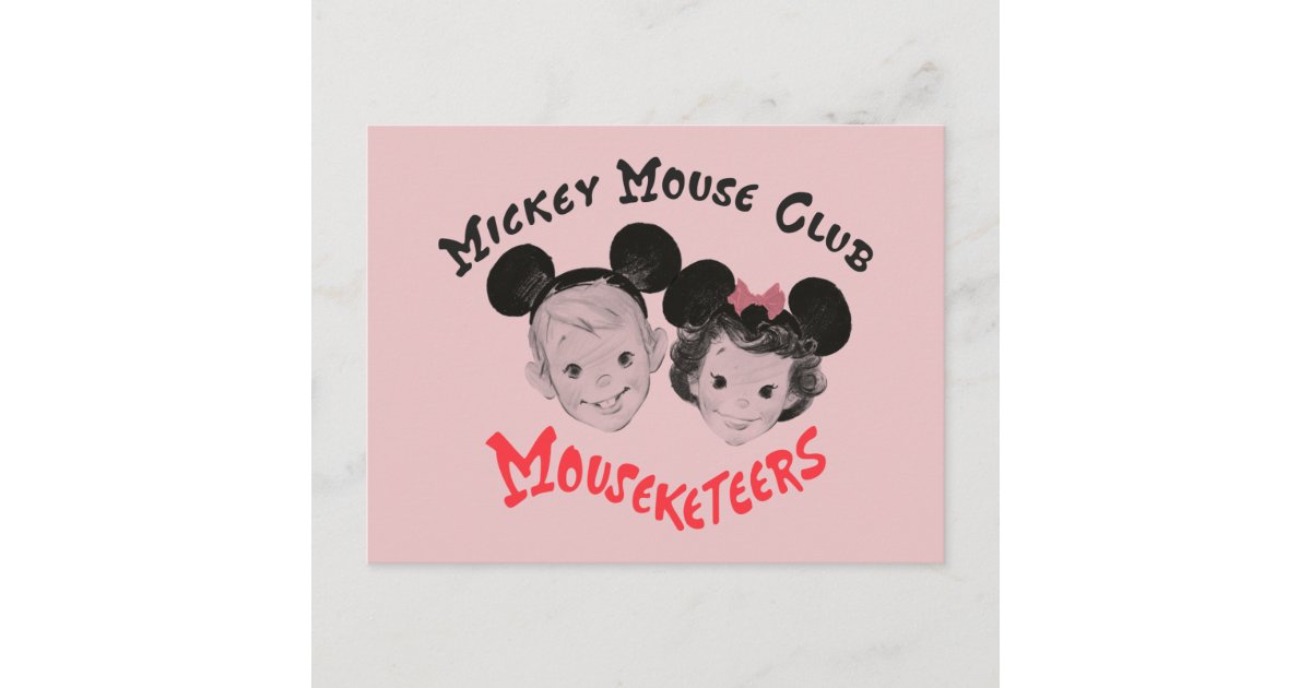 Mickey Mouse Club Mouseketeers Postcard | Zazzle