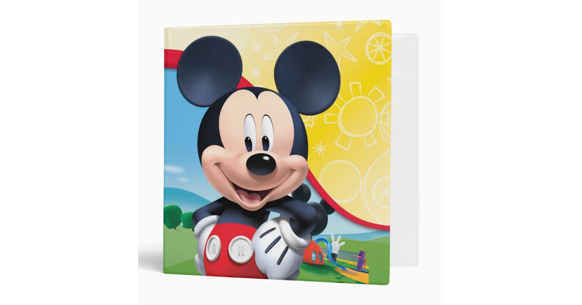 Mickey Mouse Clubhouse | Playhouse Binder | Zazzle