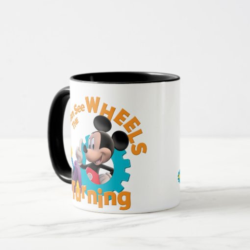 Mickey Mouse Clubhouse | Wheels Turning Mug | Zazzle