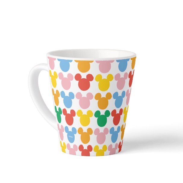 Mickey Mouse | Colorful Repeating Logo Fabric | Zazzle
