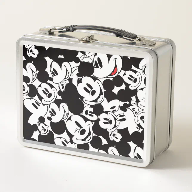 Mickey Mouse | Crowd Pattern Metal Lunch Box | Zazzle