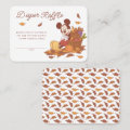 Mickey Mouse Fall Harvest Diaper Raffle Place Card | Zazzle