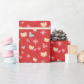 Mickey Mouse | Festive Christmas Pattern Wrapping Paper | Zazzle