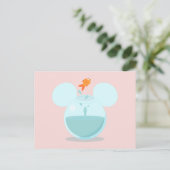 Mickey Mouse Fish Bowl Icon Postcard | Zazzle
