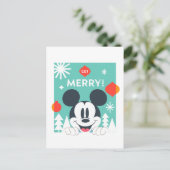 Mickey Mouse | Get Merry! Postcard | Zazzle