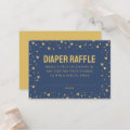 Mickey Mouse Gold Confetti Diaper Raffle Insert | Zazzle