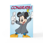 Mickey Mouse | Graduation Holiday Card | Zazzle