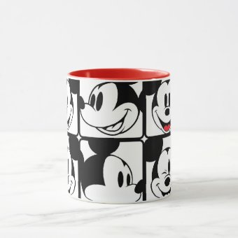 Mickey Mouse | Grid Pattern Mug | Zazzle
