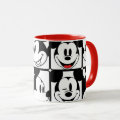 Mickey Mouse | Grid Pattern Mug | Zazzle