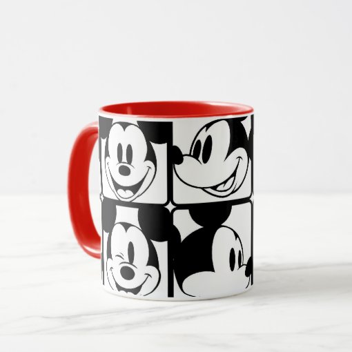 Mickey Mouse | Grid Pattern Mug | Zazzle