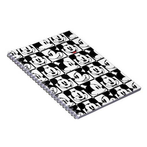 Mickey Mouse | Grid Pattern Notebook | Zazzle