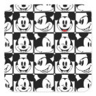 Mickey Mouse | Grid Pattern Square Sticker | Zazzle