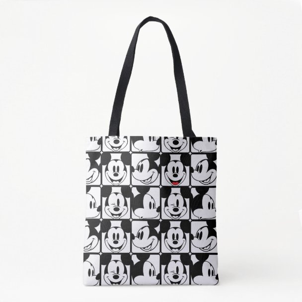 Mickey Mouse | Grid Pattern Fabric | Zazzle