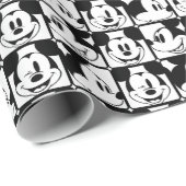 Mickey Mouse | Grid Pattern Wrapping Paper | Zazzle