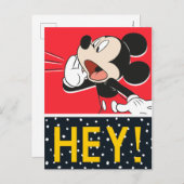 Mickey Mouse - Hey! Postcard | Zazzle