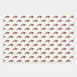 Mickey Mouse | Home for Christmas Pattern Wrapping Paper Sheets | Zazzle