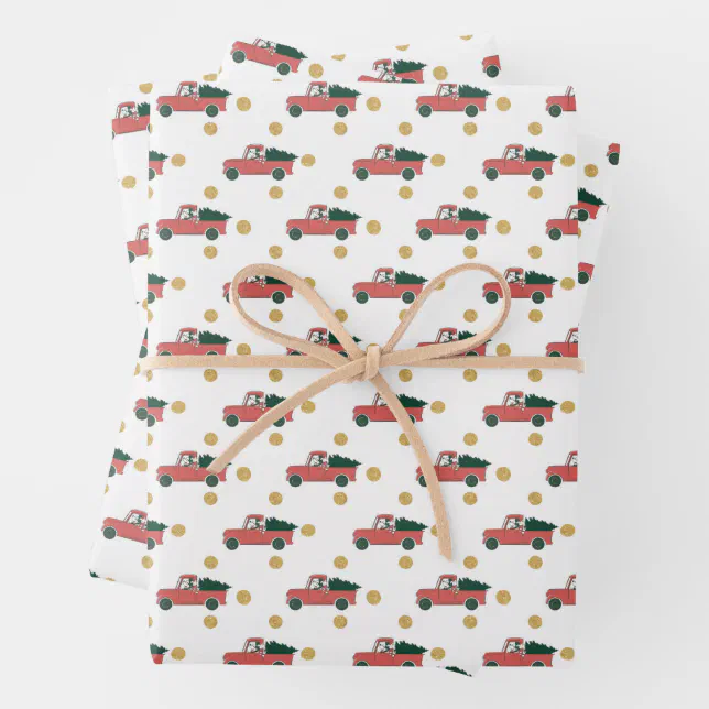Mickey Mouse | Home for Christmas Pattern Wrapping Paper Sheets | Zazzle