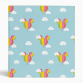 Mickey Mouse Hot Air Balloon Pattern 3 Ring Binder | Zazzle