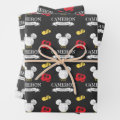 Mickey Mouse Icon Chalkboard Wrapping Paper Sheets | Zazzle