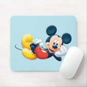 Mickey Mouse Laying Down Mouse Pad | Zazzle