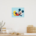 Mickey Mouse Laying Down Poster | Zazzle