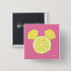 Mickey Mouse Lemon Icon Button | Zazzle