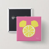 Mickey Mouse Lemon Icon Button | Zazzle