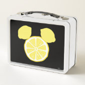 Mickey Mouse Lemon Icon Metal Lunch Box | Zazzle