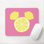 Mickey Mouse Lemon Icon Mouse Pad | Zazzle