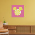 Mickey Mouse Lemon Icon Poster | Zazzle
