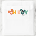 Mickey Mouse | Oh Boy Rectangular Sticker | Zazzle