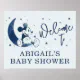 Mickey Mouse | Over the Moon Baby Shower Welcome Poster | Zazzle