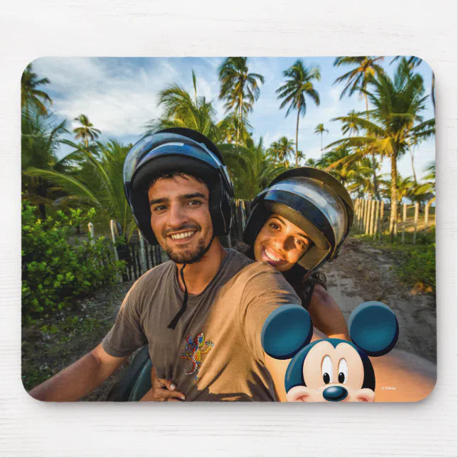 Mickey Mouse Photo Selfie Mouse Pad | Zazzle