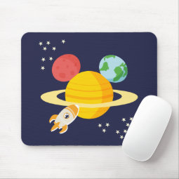 Mickey Mouse Planet Icon Mouse Pad | Zazzle