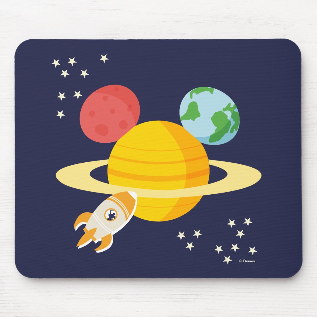 Mickey Mouse Planet Icon Mouse Pad | Zazzle