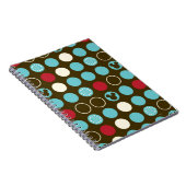 Mickey Mouse | Retro Polka Dot Pattern Notebook | Zazzle