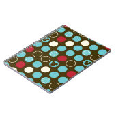 Mickey Mouse | Retro Polka Dot Pattern Notebook | Zazzle