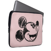 Mickey Mouse Sketch Head Laptop Sleeve | Zazzle