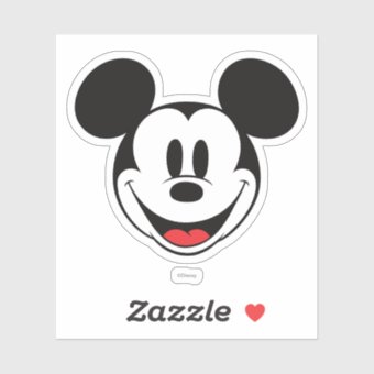 Mickey Mouse Smiling 2 Sticker | Zazzle