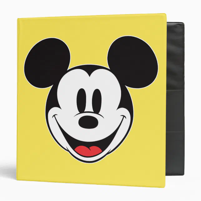 Mickey Mouse Smiling Binder | Zazzle